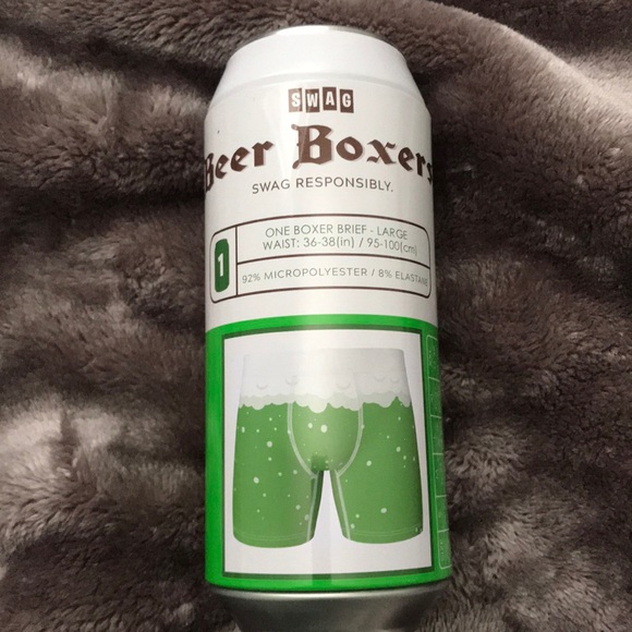 SWAG | Underwear & Socks | New Swag Beer Can Lucky Brew Boxer Brief ...